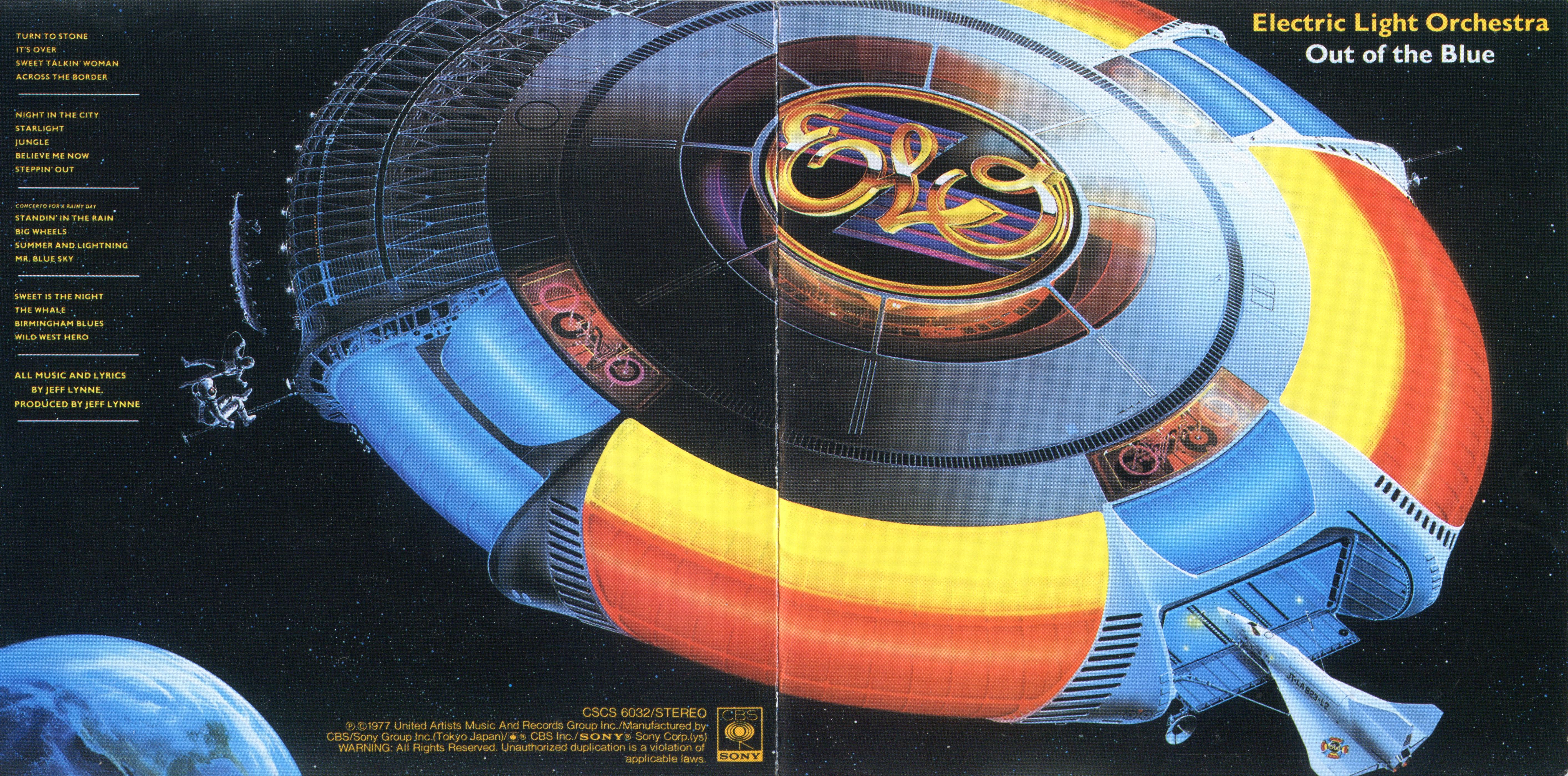 Electric Light Orchestra Out Of The Blue : Front + Inlay JPN | CD ...